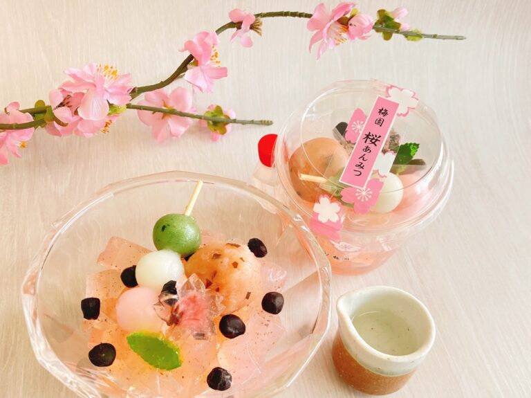 【季節限定】桜あんみつ | 浅草下町の梅園